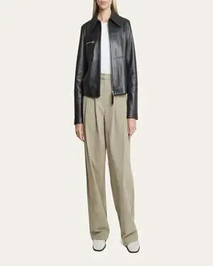 Proenza Schouler White Label Annabel Leather Jacket - Black