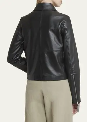 Proenza Schouler White Label Annabel Leather Jacket - Black