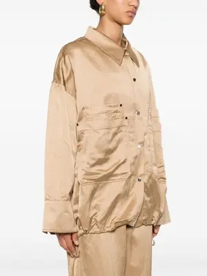 Dorothee Schumacher Drawstring Hem Shirt Jacket
