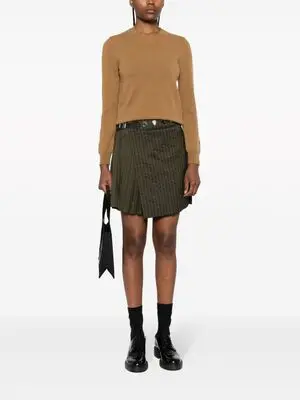 Play Comme Des Garcon Heart Logo Wool Jumper - Neutrals