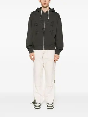 Axel Arigato Legend Logo-patches Hoodie - Black