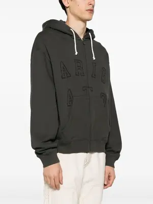 Axel Arigato Legend Logo-patches Hoodie - Black