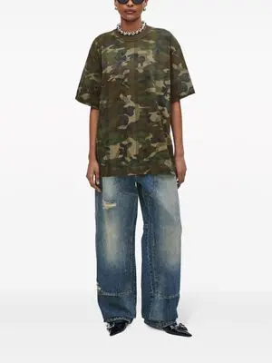 Marc Jacobs Logo-print Camouflage T-shirt