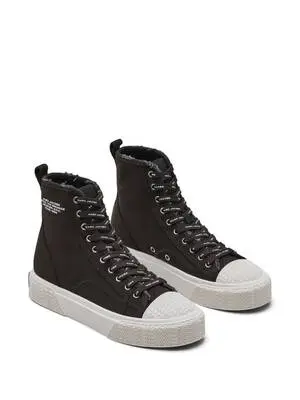 Marc Jacobs Canvas High-top Sneakers - Black