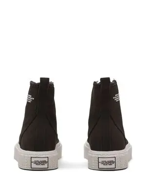 Marc Jacobs Canvas High-top Sneakers - Black