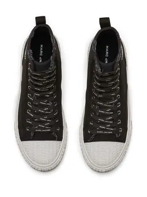 Marc Jacobs Canvas High-top Sneakers - Black