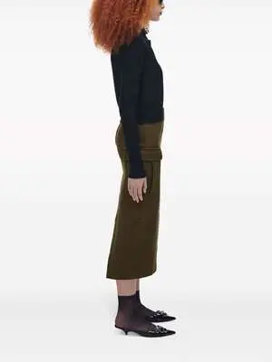 Marc Jacobs Canvas Cargo Midi Skirt