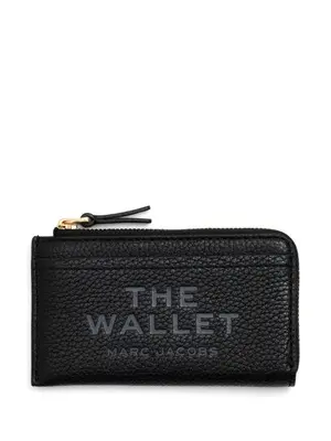 Marc Jacobs The Leather Top Zip Multi Wallet - Black