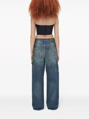 Marc Jacobs Strapless Leather Corset Top