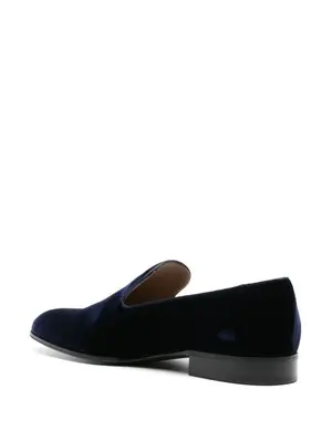 GIANVITO ROSSI Jean Velvet Loafers