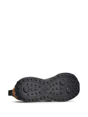 TOD'S Panelled Knit Sneakers - Green