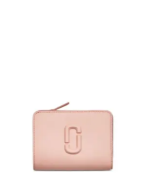 Marc Jacobs The Covered J Marc Mini Compact Wallet Pink
