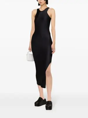 Coperni Logo-embellished Midi Dress - Black