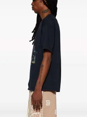 Rhude Santos Graphic-print Cotton T-shirt