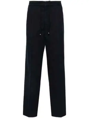 Brunello Cucinelli Pressed-crease Loose-fit Trousers