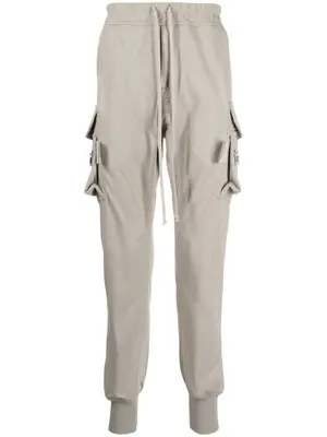 Rick Owens Drawstring Drop-crotch Track Pants