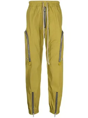 Rick Owens Drawstring Drop-crotch Trousers - Green