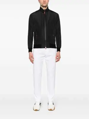 Kiton Zip-up Bomber Jacket - Black