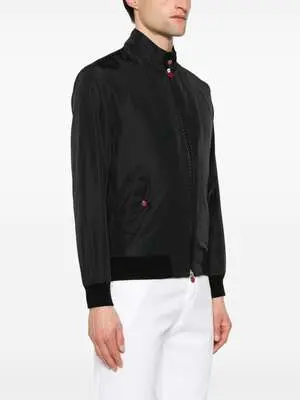 Kiton Zip-up Bomber Jacket - Black