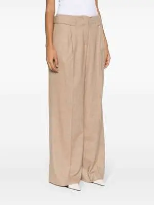 Remain Birger Christensen Wide-leg Textured Trousers