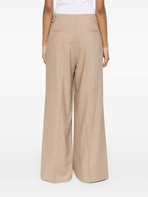 Remain Birger Christensen Wide-leg Textured Trousers