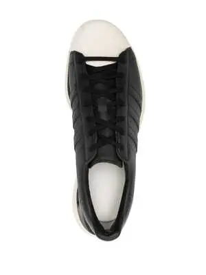 Y3 Gendo Superstar Leather Sneakers - Black