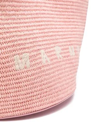 Marni Small Tropicalia Interwoven Bag - Pink