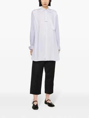 Yohji Yamamoto Halo-stripe Cotton Shirt
