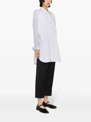 Yohji Yamamoto Halo-stripe Cotton Shirt