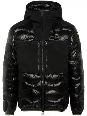 BLAUER. Padded Hooded Jacket