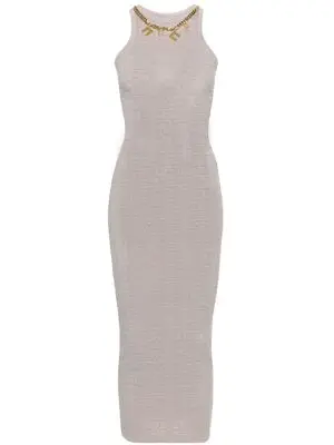 Elisabetta Franchi Chain-link Sleeveless Maxi Dress
