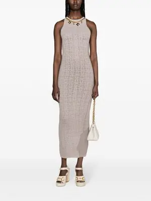 Elisabetta Franchi Chain-link Sleeveless Maxi Dress