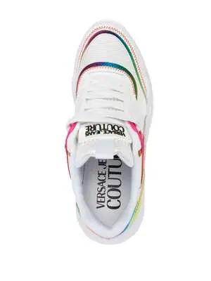 Versace Gradient Panelled Sneakers