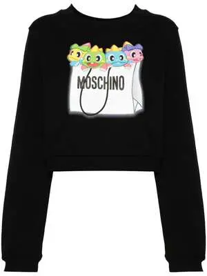Moschino Dragon Bag-print Sweatshirt