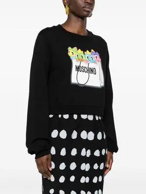 Moschino Dragon Bag-print Sweatshirt