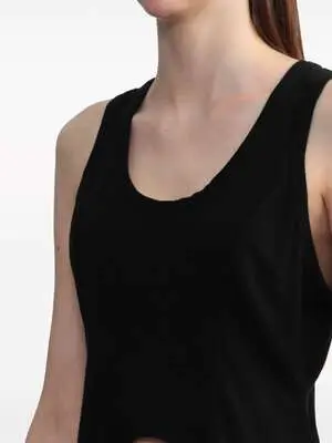 Simone Rocha Bow And Ribbon-detail Vest - Black