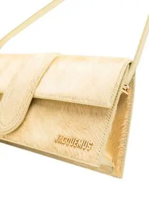 Jacquemus Le Bambino Pony-hair Shoulder Bag - Yellow