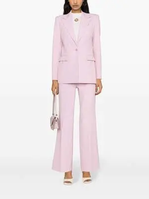 Maje Belted Straight-leg Trousers