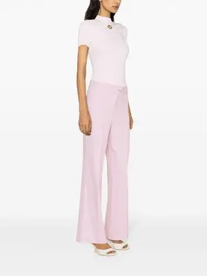 Maje Belted Straight-leg Trousers