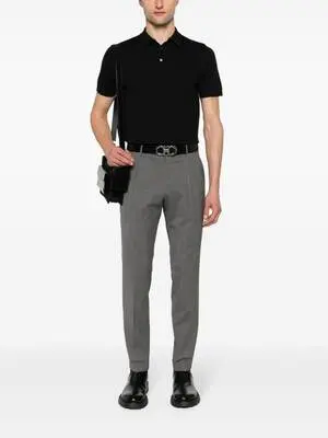 PT TORINO Pleated Slim-cut Trousers