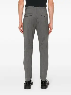 PT TORINO Pleated Slim-cut Trousers