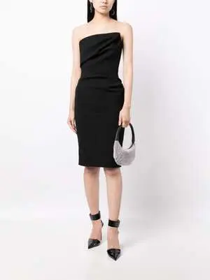 Maticevski Bandeau Pencil Midi Dress
