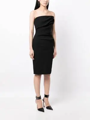 Maticevski Bandeau Pencil Midi Dress