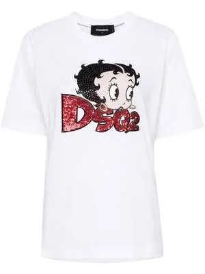 Dsquared2 Betty Boop T-shirt - White