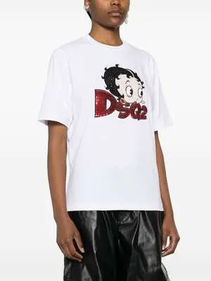 Dsquared2 Betty Boop T-shirt - White