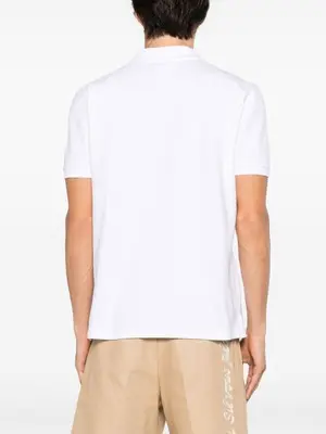 Maison Kitsuné Fox-patch Piqué Polo Shirt