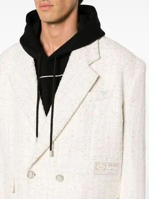 Gcds Sequin-embellished Tweed Blazer