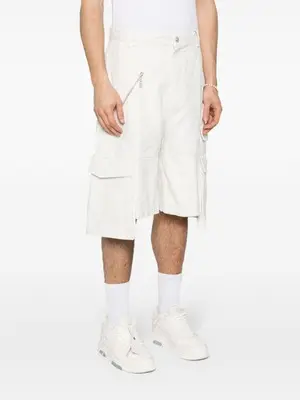 Gcds Ultracargo Bermuda Shorts - White