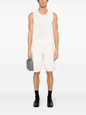 Gcds Waffle-knit Sleeveless Jumper