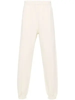 Gcds Embroidered-logo Track Pants - Neutrals